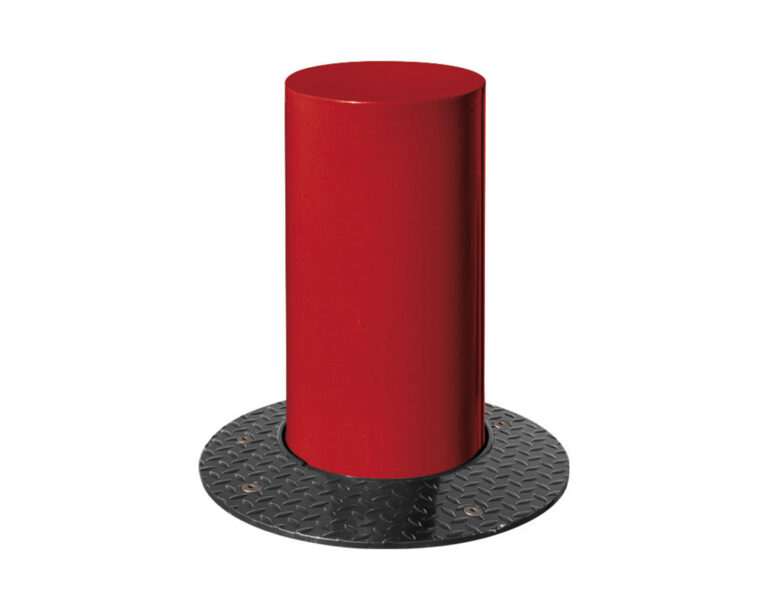 Retractable barcelona bollard - Workplace Outdoor Solutions