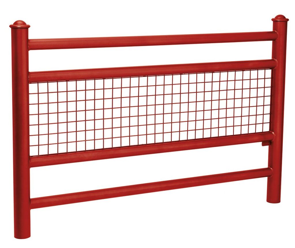 Linea railing with Agora top cap - Workplace Outdoor Solutions