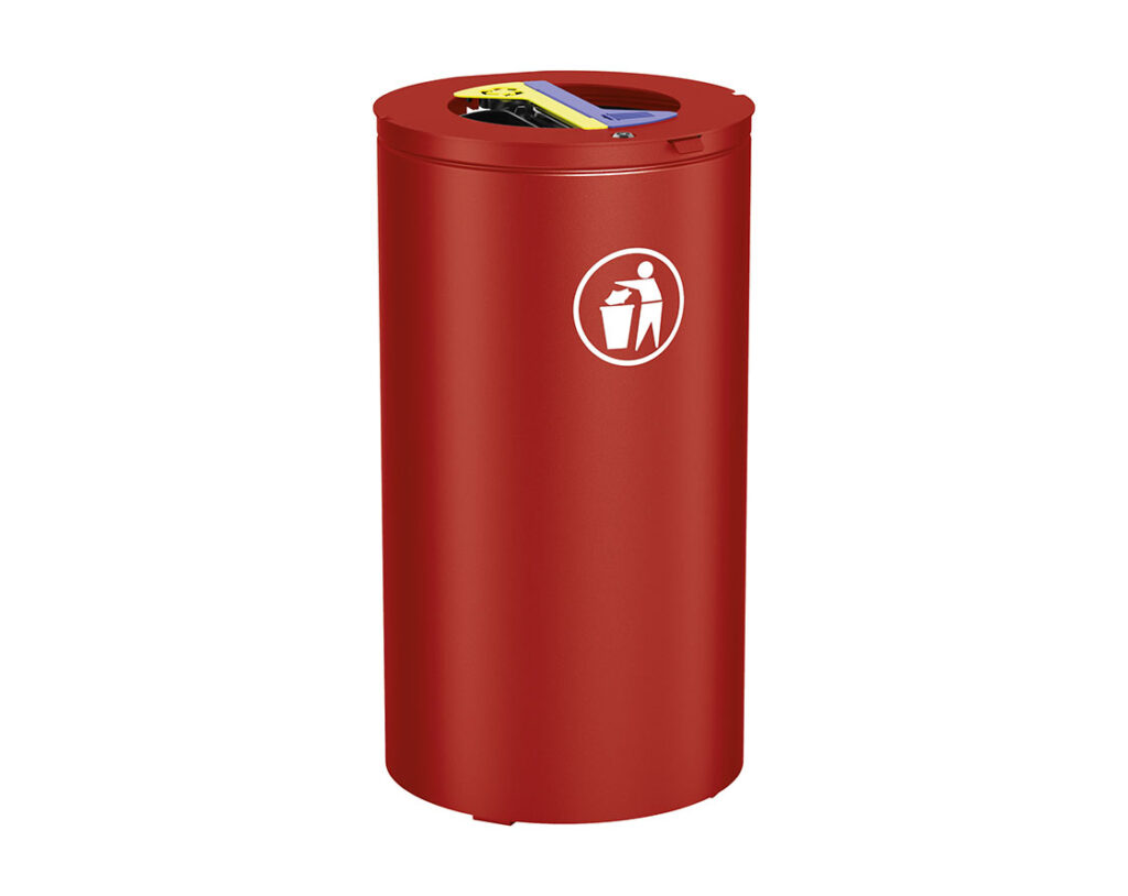 Olbia recycling point bin - Workplace Outdoor Solutions