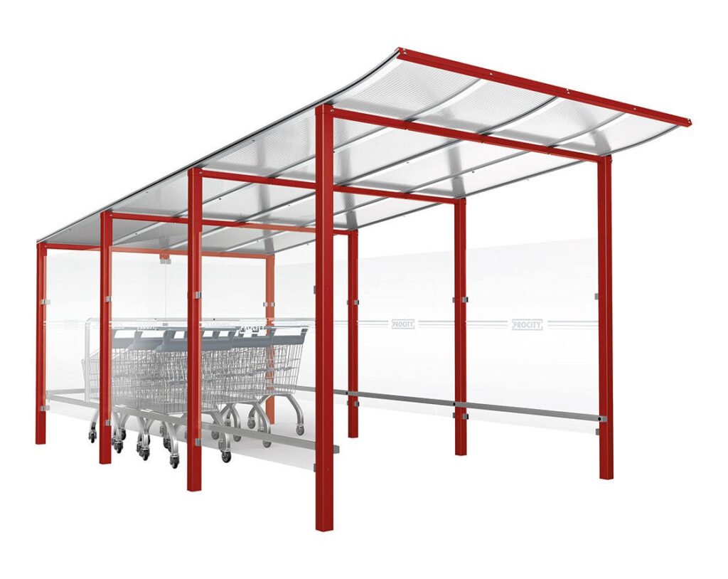 Modulo caddie shelter - Workplace Outdoor Solutions