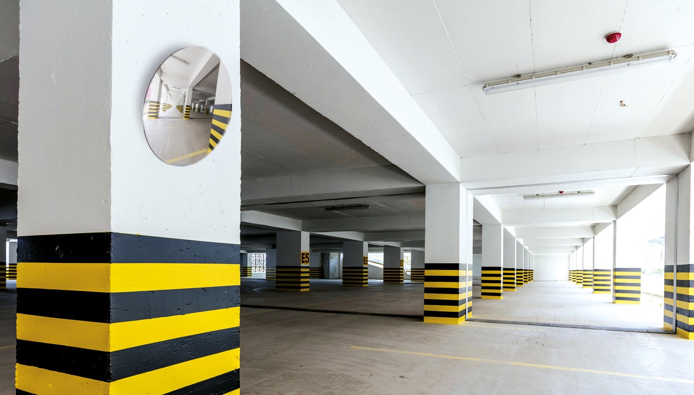 External and Internal Workplace Convex Mirrors